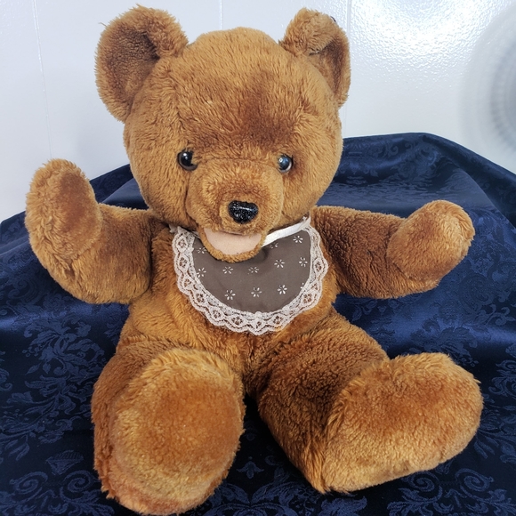 Unbranded | Toys | Vintage Country Teddy Bear Open Mouth 8 Plush ...